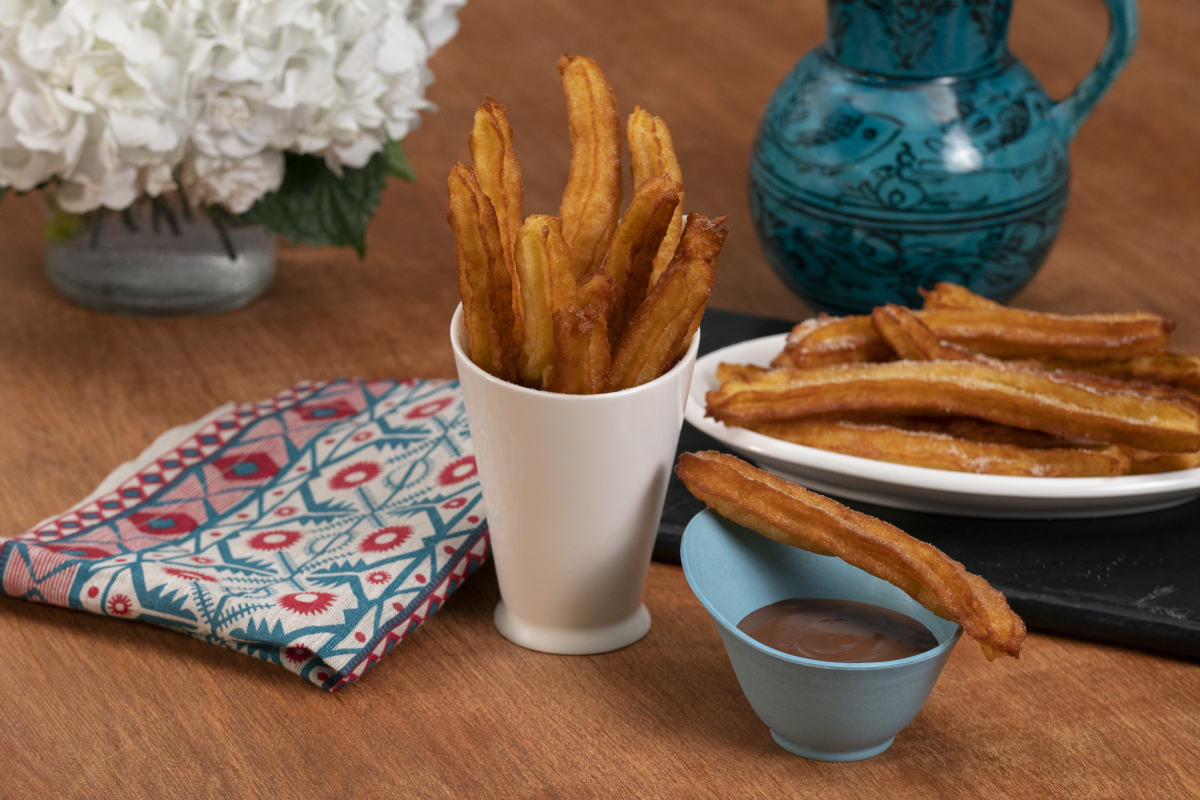 Churros with Chocolate Dipping Sauce