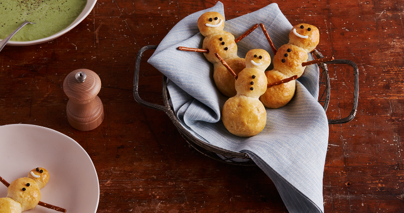 Snowman Bread