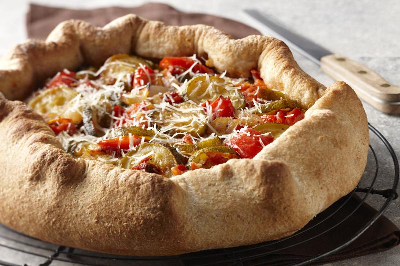 Rustic Roasted Vegetable Tart