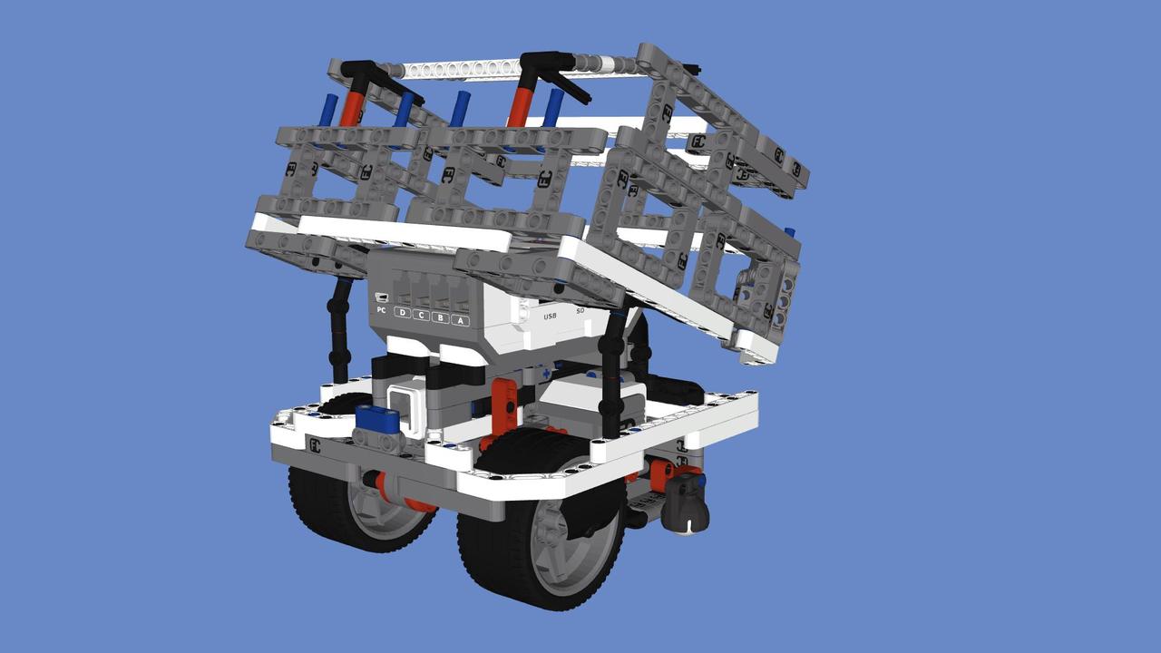 WRO Robot with Large Ball Container