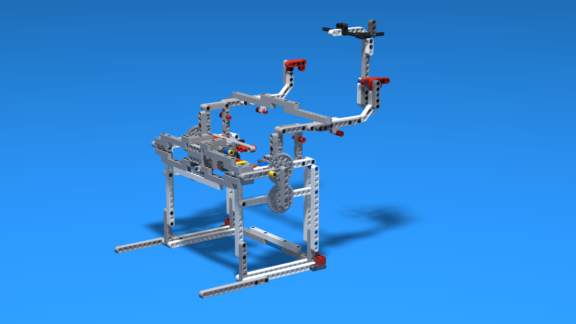 FLLCasts | Robot Lifting Attachment With a scissors mechanism