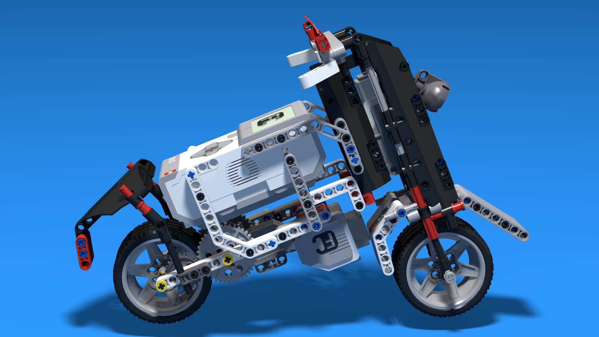 FLLCasts | Handlebar - Chopper Motorcycle built with LEGO Mindstorms