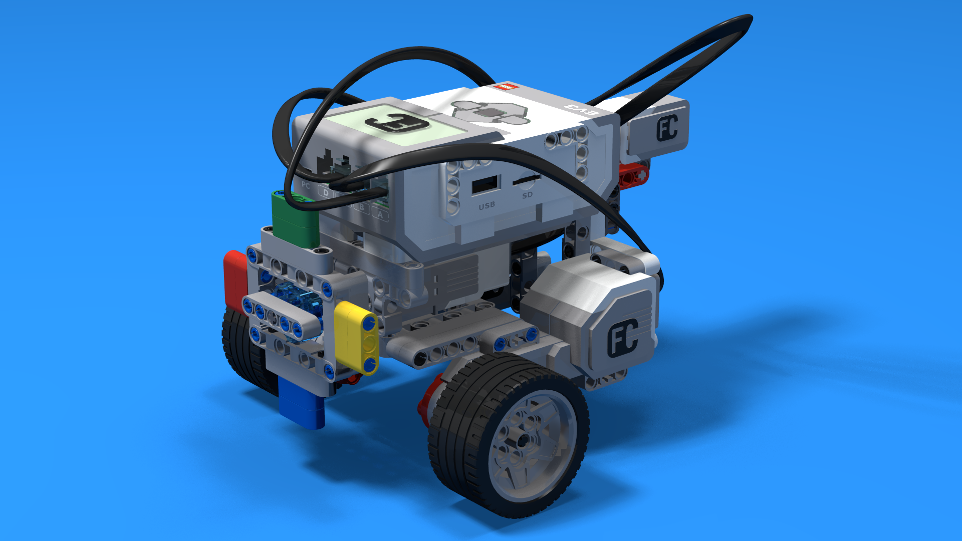 FLLCasts | Varvilina - a LEGO Mindstorms EV3 Color Wheel Robot
