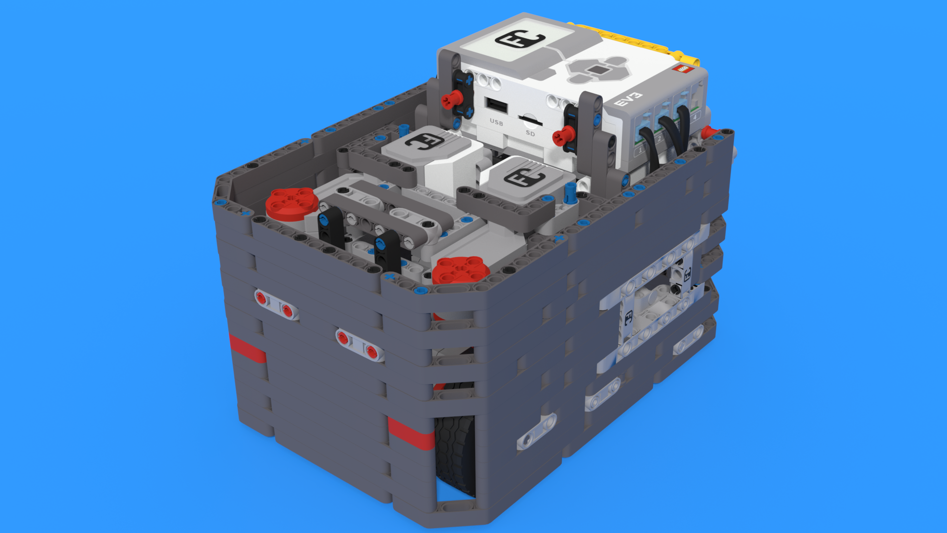 FLLCasts | Brazilian Son - LEGO Mindstorms EV3 robot following the Box