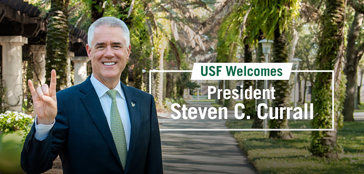 USF Welcomes President Steven C. Currall - Florida Trend | Press Release