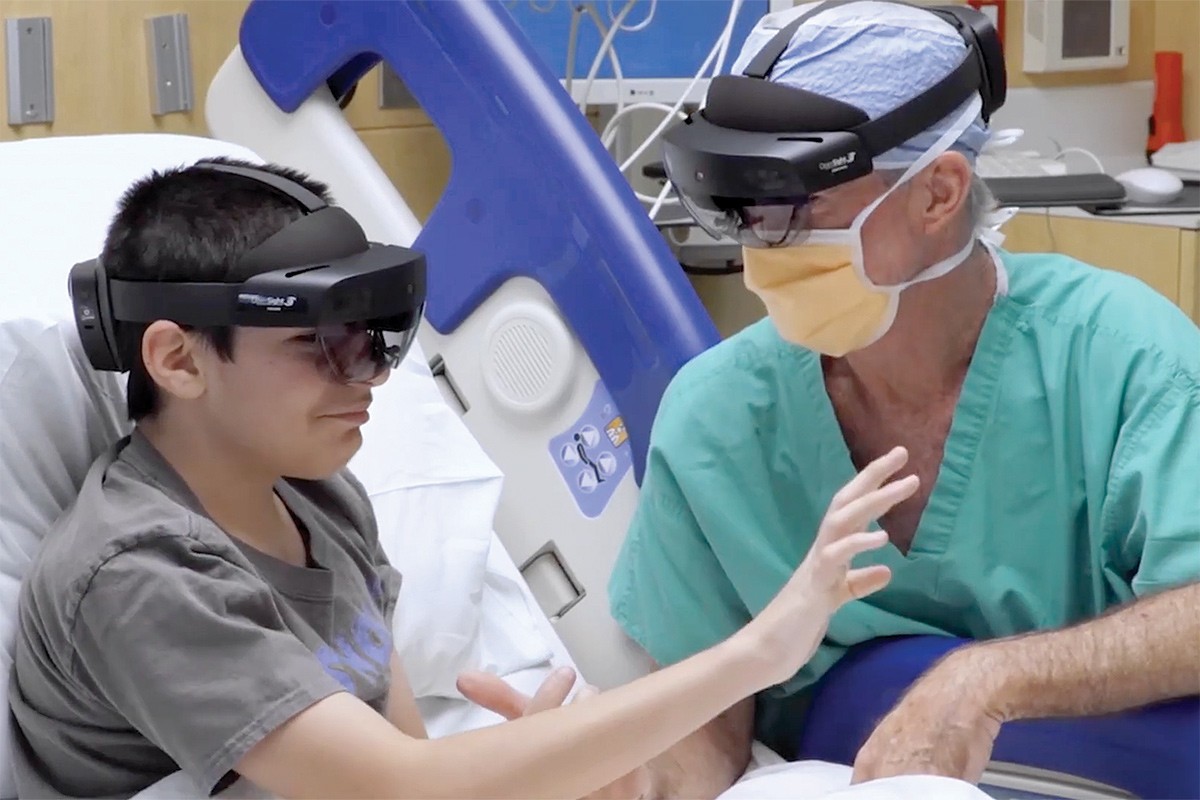 HoloLens glasses allow pediatric heart surgeons to see 3-D images of ...