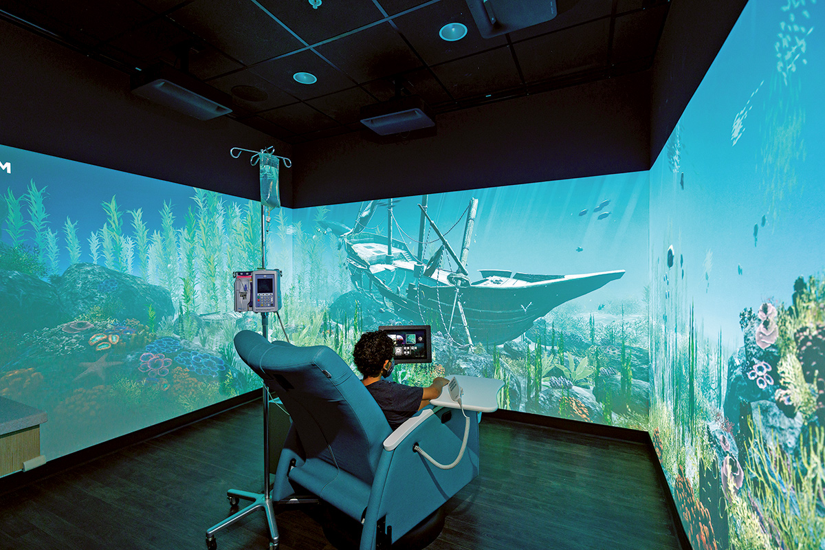 Golisano Children's Health Center opens a virtual reality chemotherapy ...