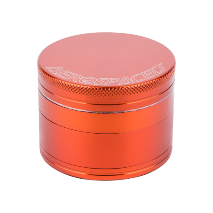 Aerospaced: 4 Piece Grinder 2.5" Orange | Leafly