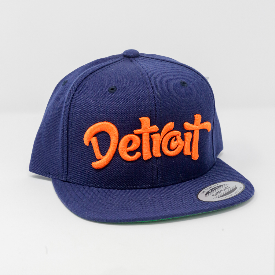 Cookies: Cookies Detroit Original Script Snapback Navy Blue | Leafly