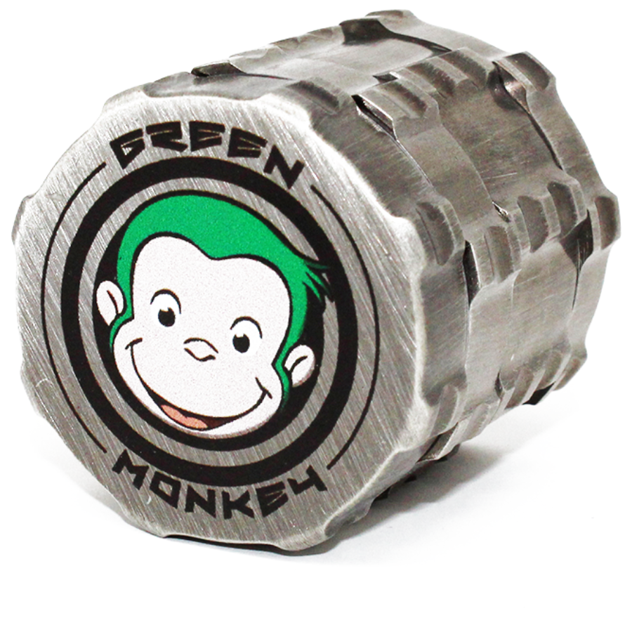 Ooze: Green Monkey Grinder Gun Metal 40mm | Leafly