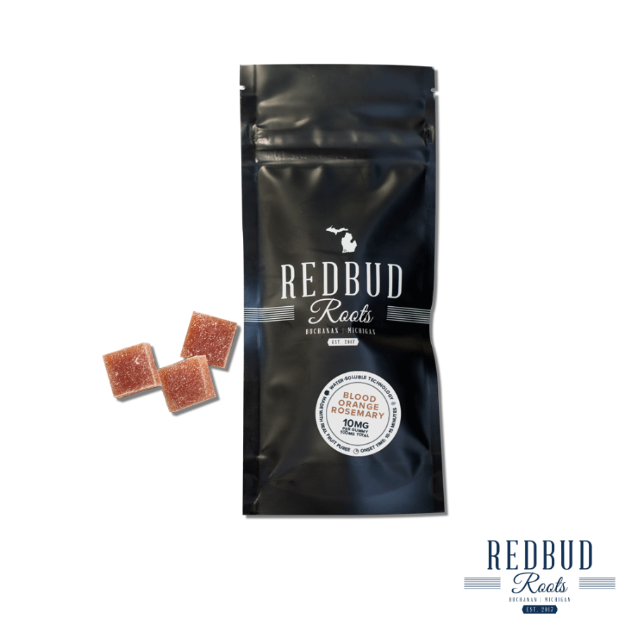 RedBud Roots: Blood Orange Rosemary Water-Soluble Gummies 10-pack 100mg ...