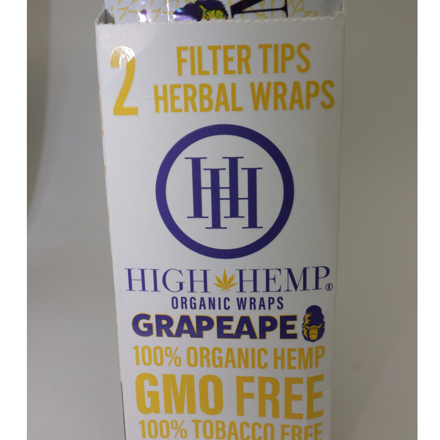 High Hemp Wraps: Grape Ape Wraps 50-Pack | Leafly