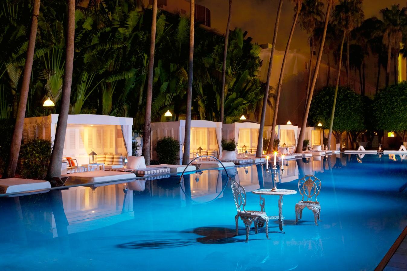 Delano Beach Club Miami | Complimentary Round of Drinks with a Cabana ...