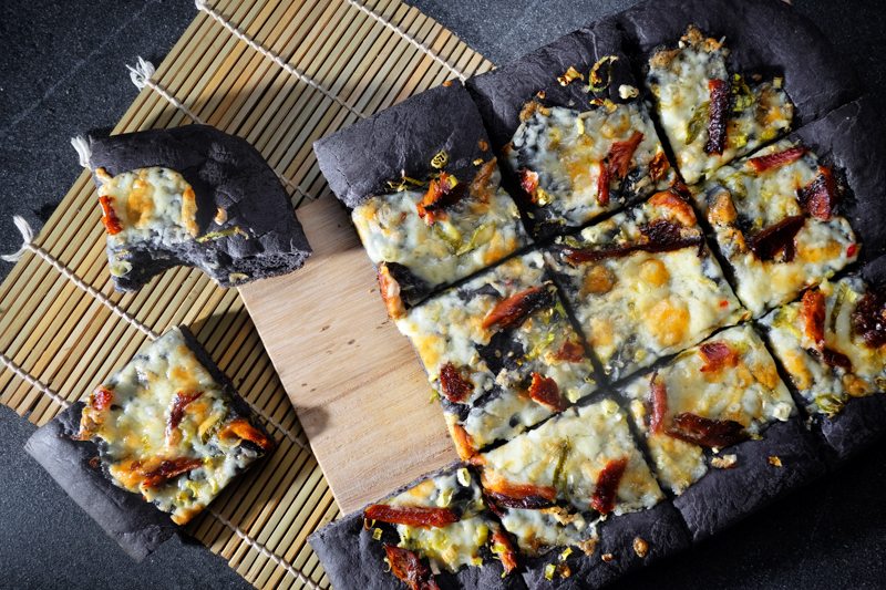 Squid Ink Pizza Dough Recipe