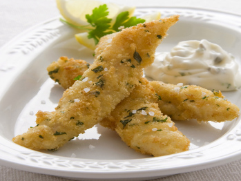 Herbed Fish Goujons Recipe from Cookstr on FoodPair