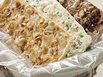 Peppermint White Chocolate Candy Slabs Recipe from MyRecipes on FoodPair