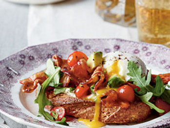 Blt Benedict With Avocado Tomato Relish Recipe from MyRecipes on FoodPair