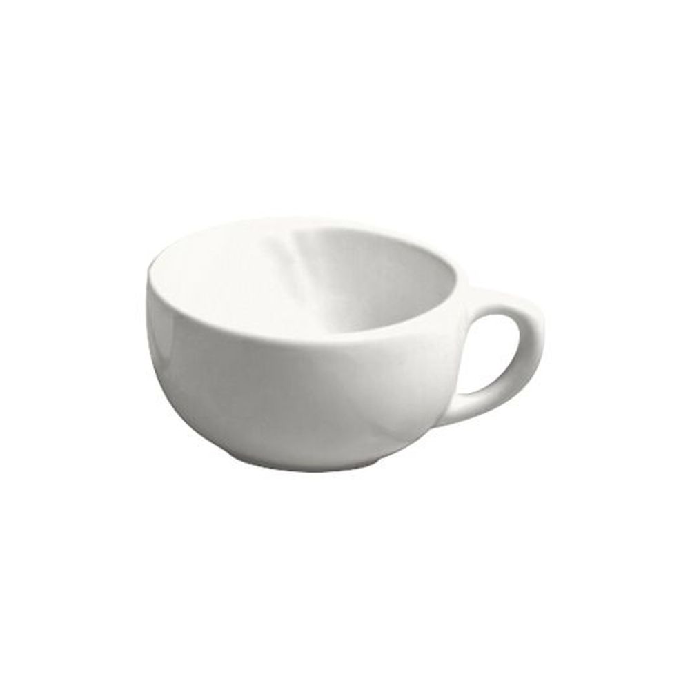 Anfora White 14 Ounce Jumbo Latte Cup, 24 Count