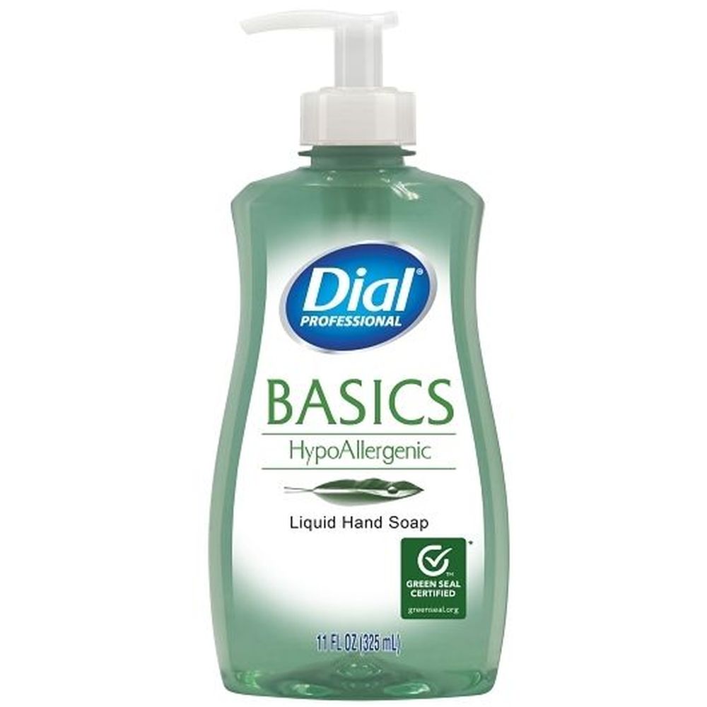 Dial Professional Basics Hypoallergenic Liquid Hand Soap, 11 Fluid ...
