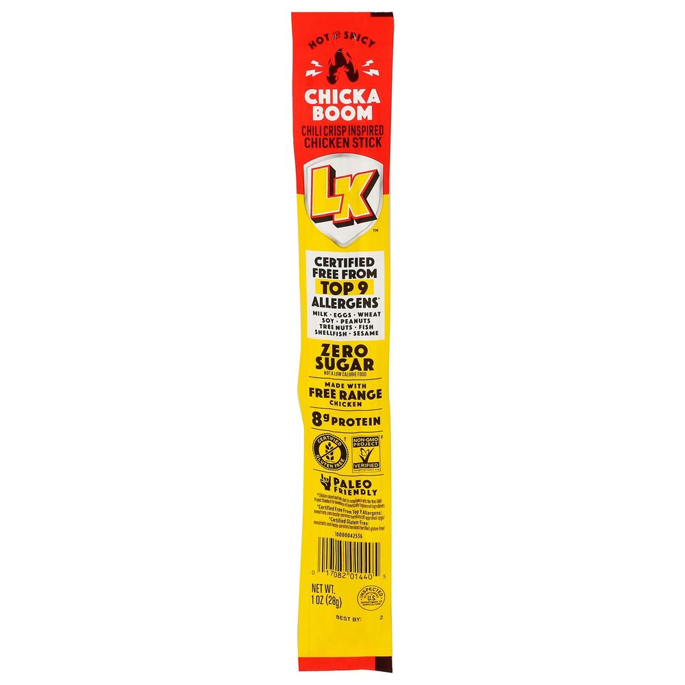 Lorissa's Kitchen Chicka Boom Chili Crisp Chicken Stick, 1 Ounce -- 12 ...