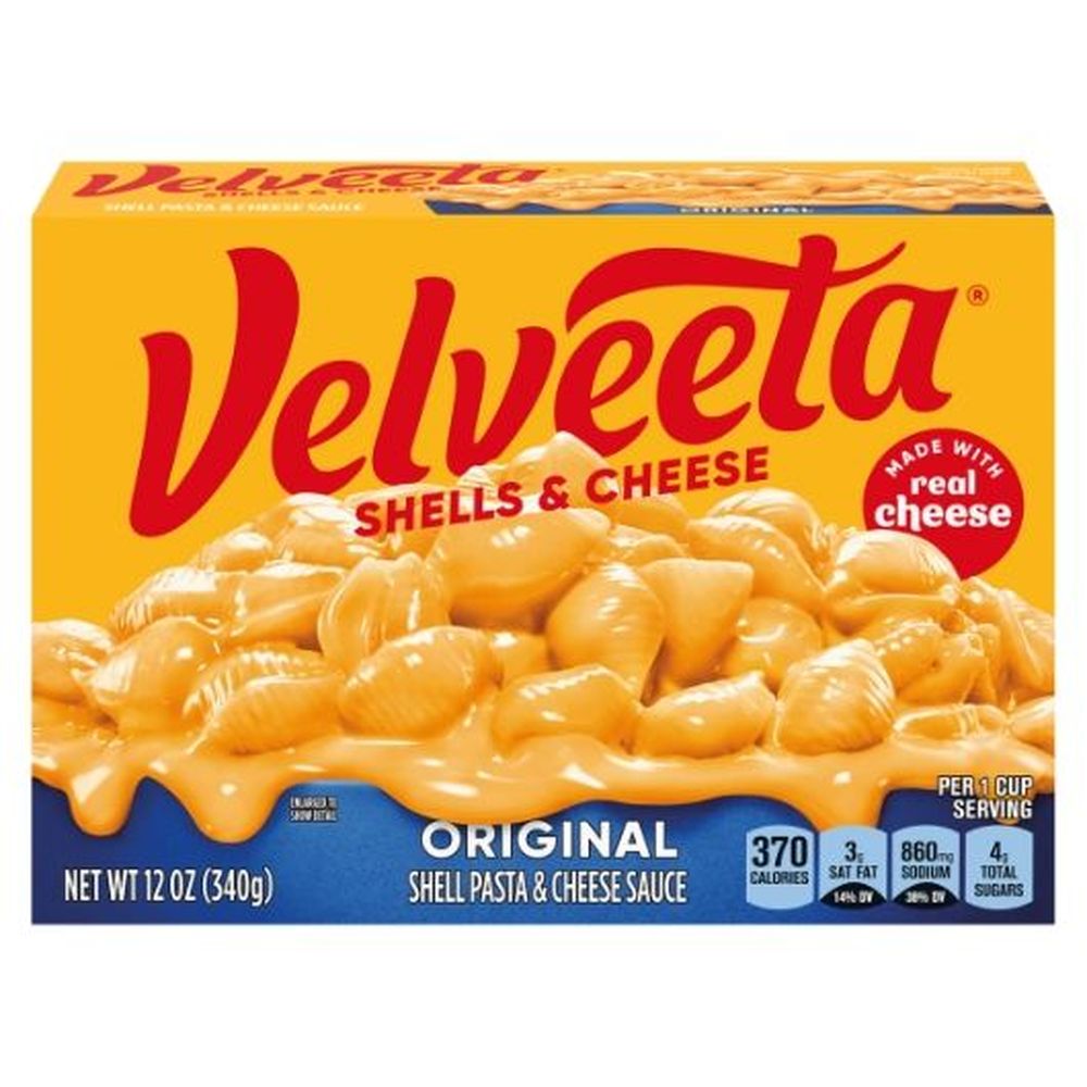 Velveeta Shells and Cheese, 12 Ounce -- 12 per case