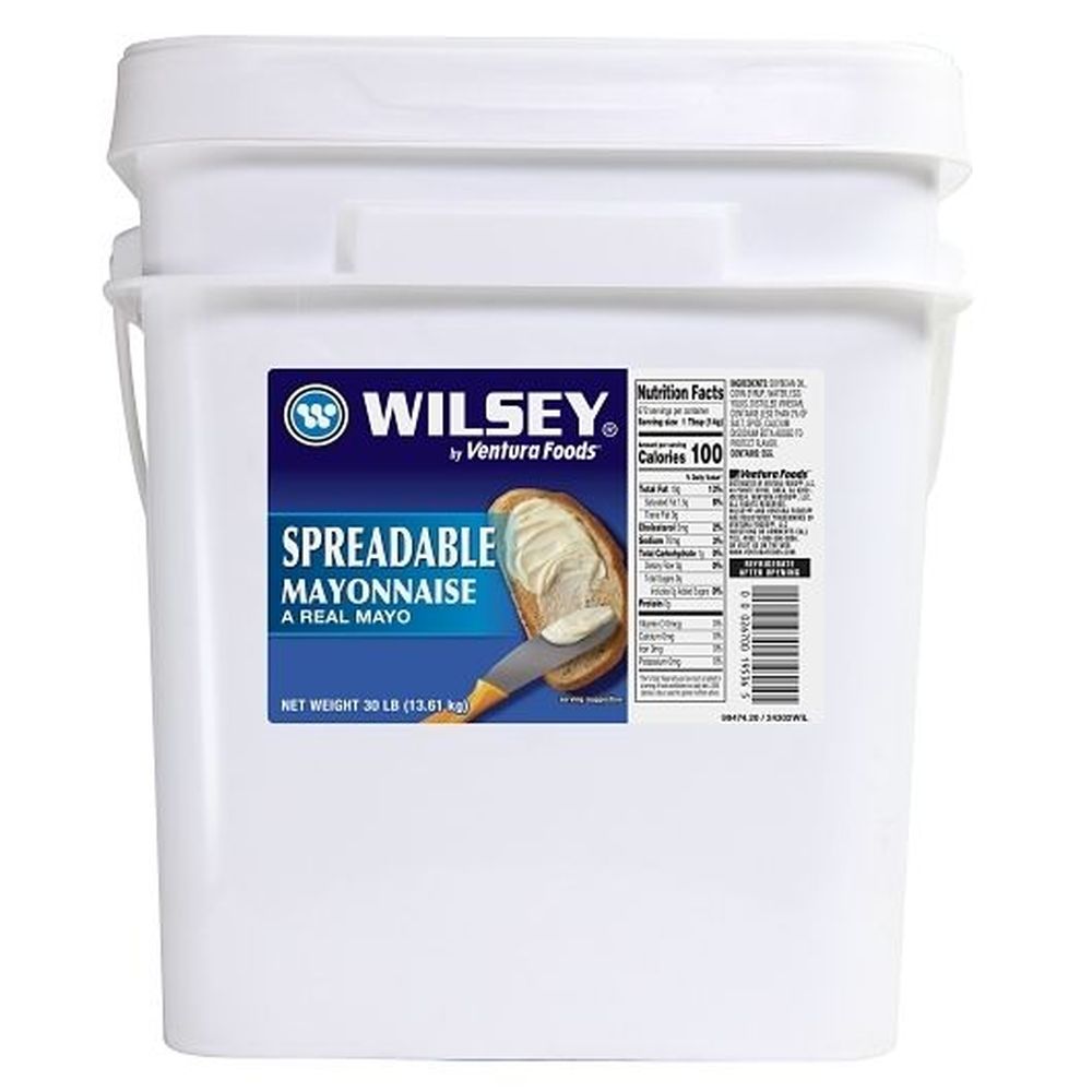 Wilsey Traditional Flavor Spreadable Mayonnaise - Square Pail ...