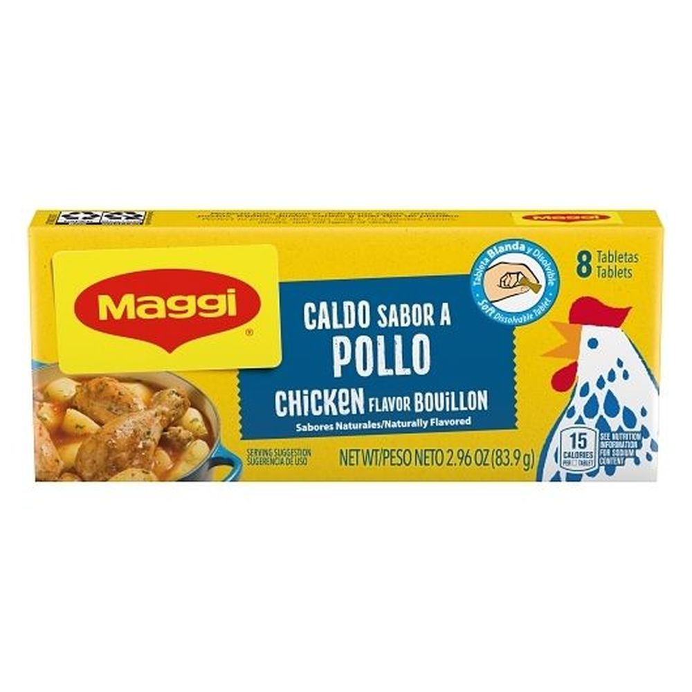 Maggi Chicken Bouillon Tablets, 2.96 Ounce -- 24 per case