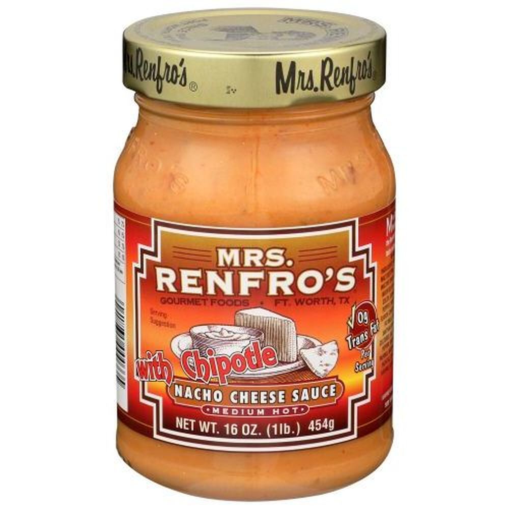 Mrs. Renfro's Medium Hot Chipotle Nacho Cheese Sauce, 16 Ounce -- 6 per ...