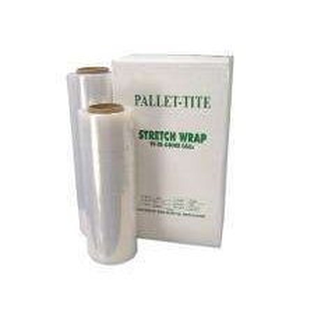 Western Plastics Clear Pallet-Tite 80 Gauge Cast Hand Wrap Roll, 15 ...