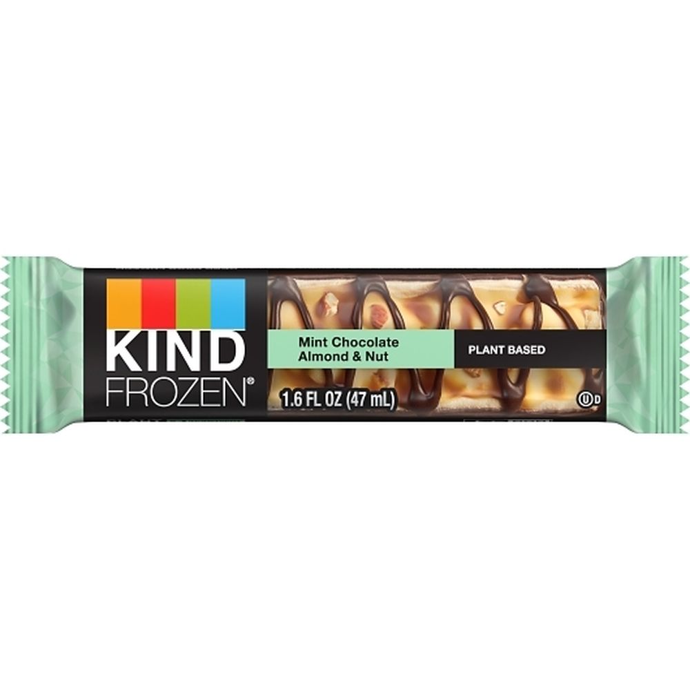 Kind Mint Chocolate Almond and Nut Plant-Based Treat Bar, 1.6 Fluid ...