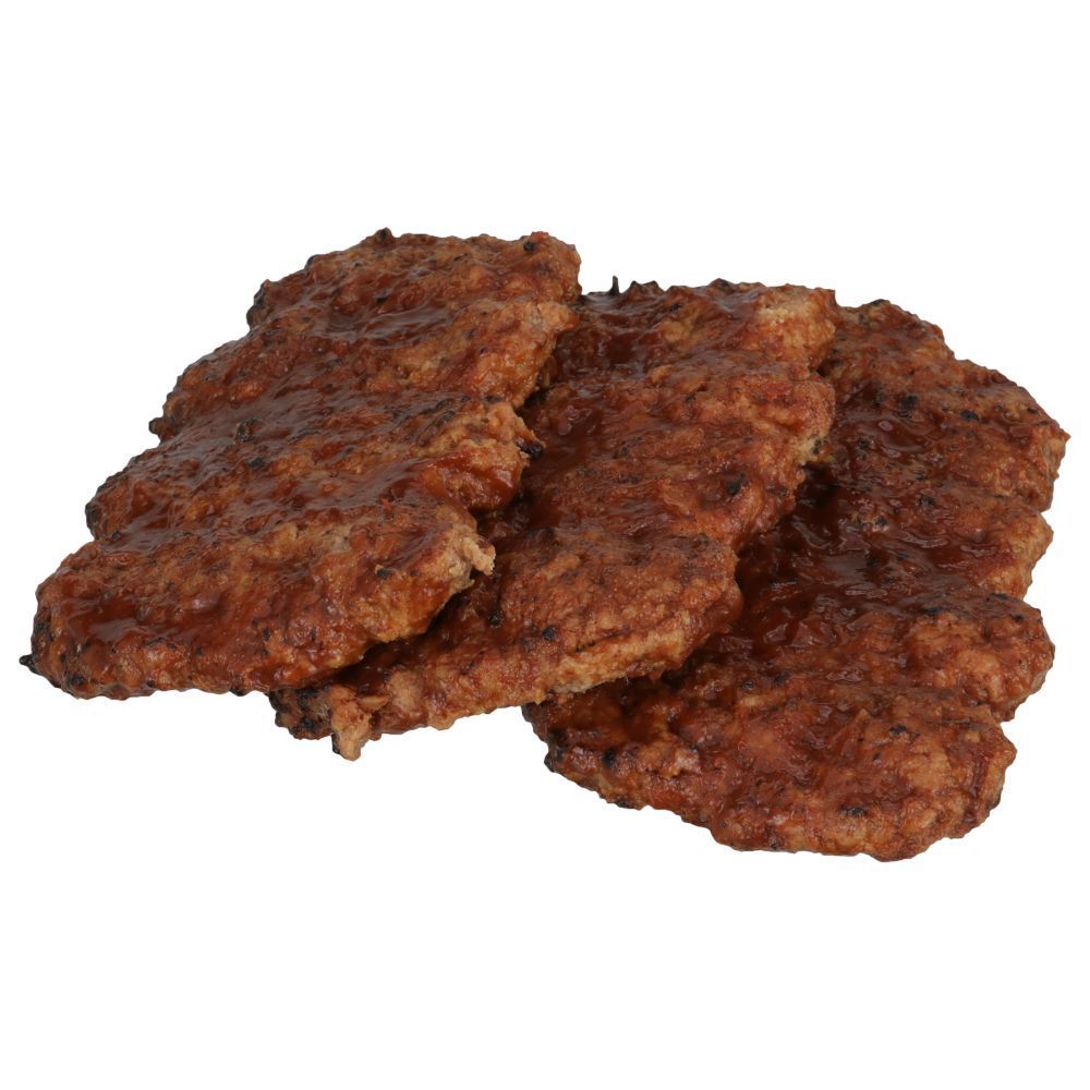 Advance Pierre Boneless Glazed Beef Rib Patty Case | FoodServiceDirect