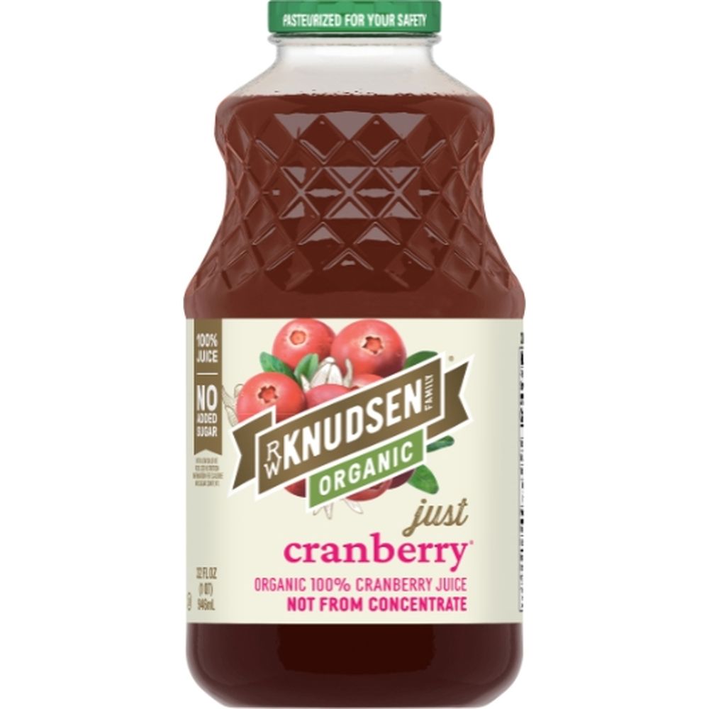 Rw Knudsen Organic Cranberry Juice, 32 Fluid Ounce -- 6 per case