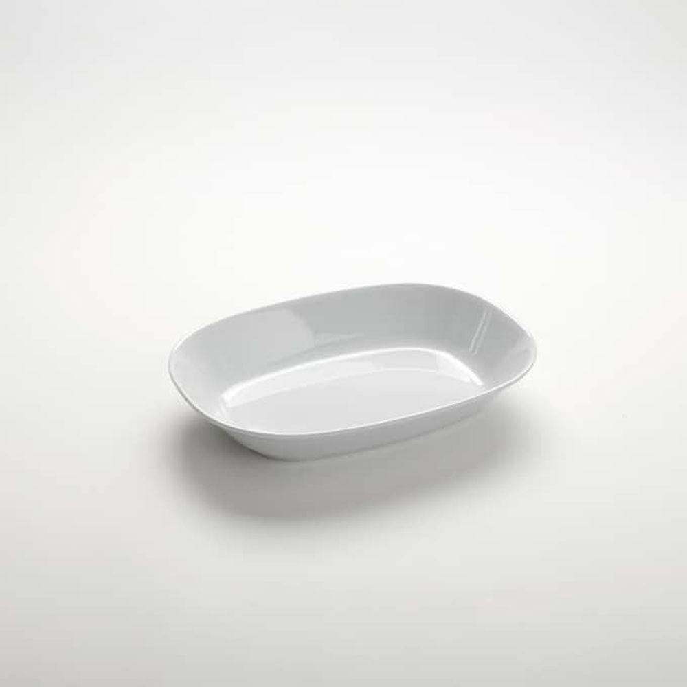 American Metalcraft White Melamine Oblong Bowl, 12 x 9 x 2 inch