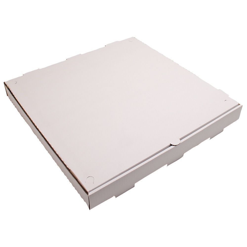Arvco White/Kraft B Flute Pizza Box, 18 inch -- 50 per case