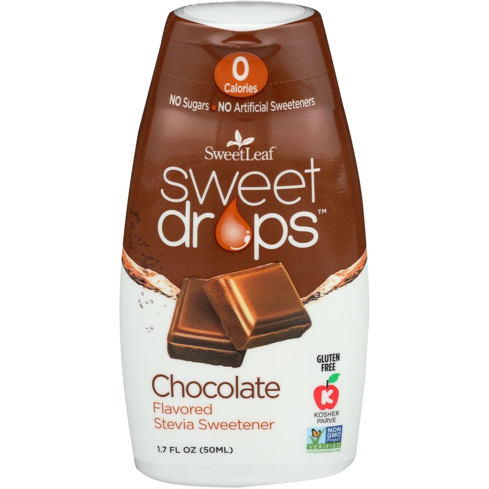 SweetLeaf Chocolate Sweet Drops Liquid Stevia Sweetener, 1.7 Fluid ...