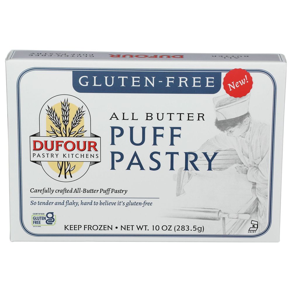 Dufour Pastry Kitchens Gluten Free All-Butter Puff Pastry, 10 Ounce ...