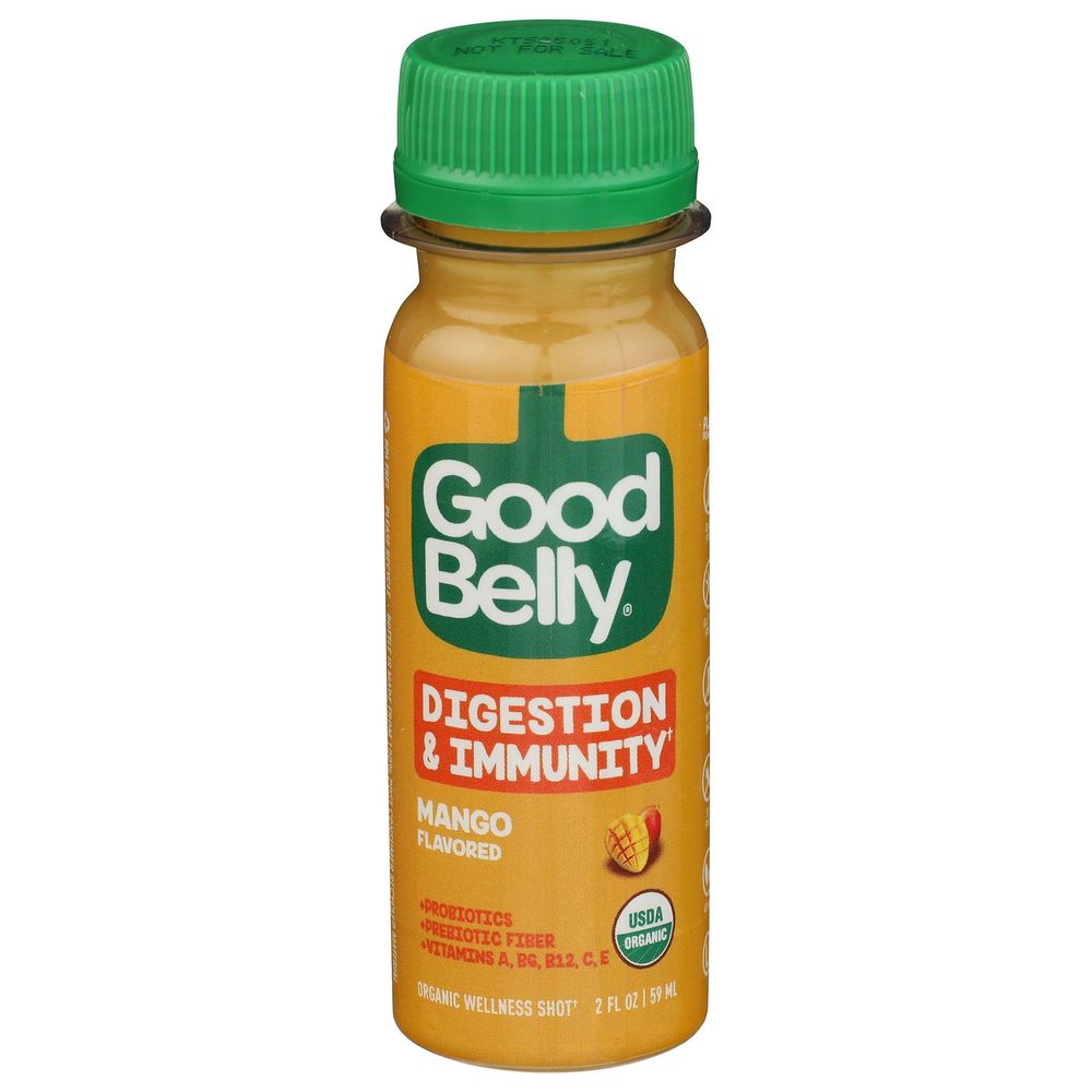 Good Belly Organic Digestion and Immunity Mango Shot, 2 Fluid Ounce ...