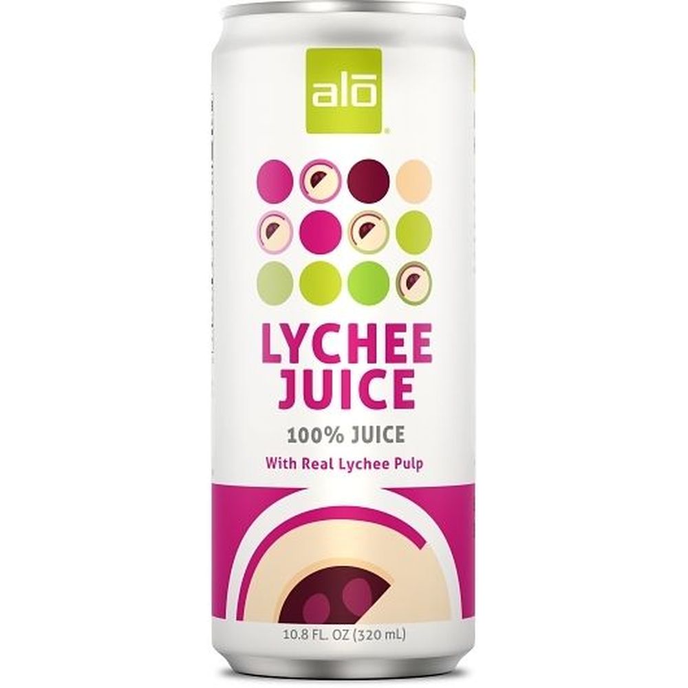 Alo Lychee Juice with Real Lychee Pulp, 10.8 Ounce -- 12 per case