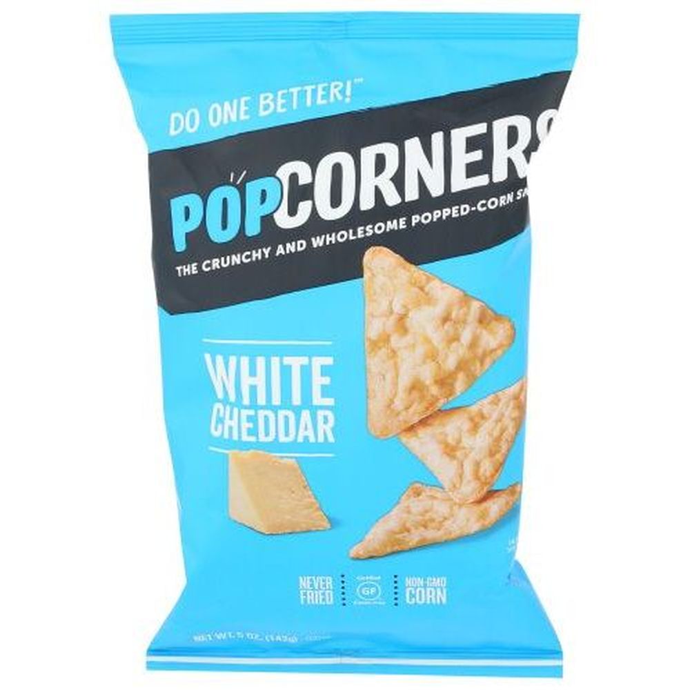 PopCorners White Cheddar Flavored Popped Corn Snacks, 5 Ounce -- 12 per ...