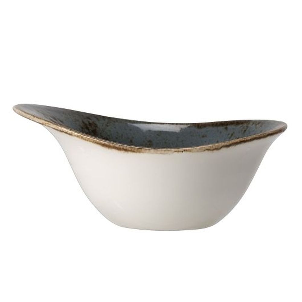 Steelite Craft Blue Alumina Vitrified 14.5 Ounce FreeStyle Bowl, 12 Count