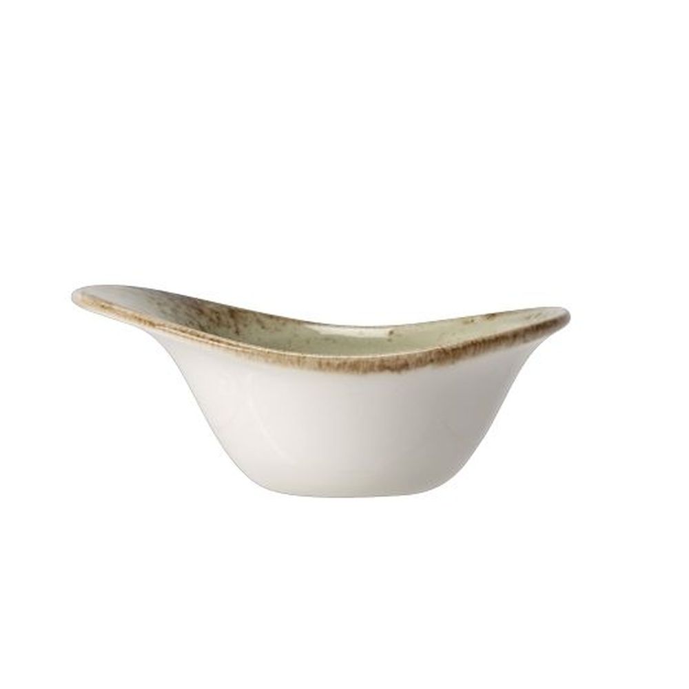 Steelite Craft Green Alumina Vitrified 4 Ounce FreeStyle Bowl, 12 Count