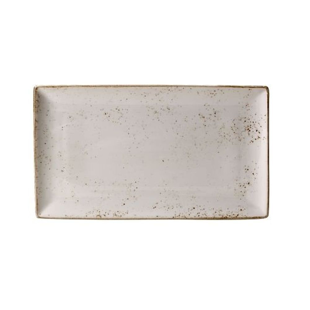 Steelite Craft White Alumina Vitrified 13 inch Rectangle Tray, 6 Count