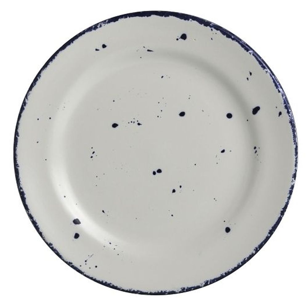 Anfora Brisa 6.25 inch Rimmed Rolled Edge Plate, 24 Count