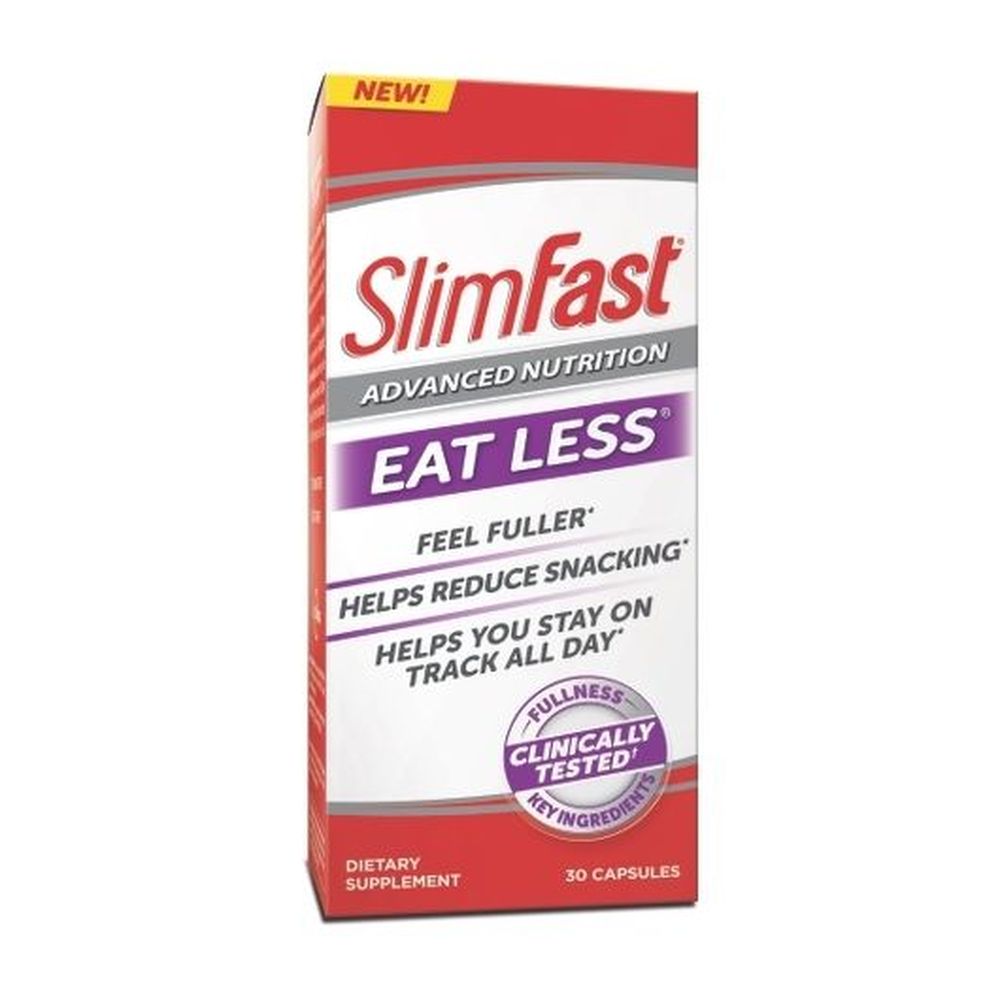 Slimfast Eat Less Capsules, 30 count -- 12 per case