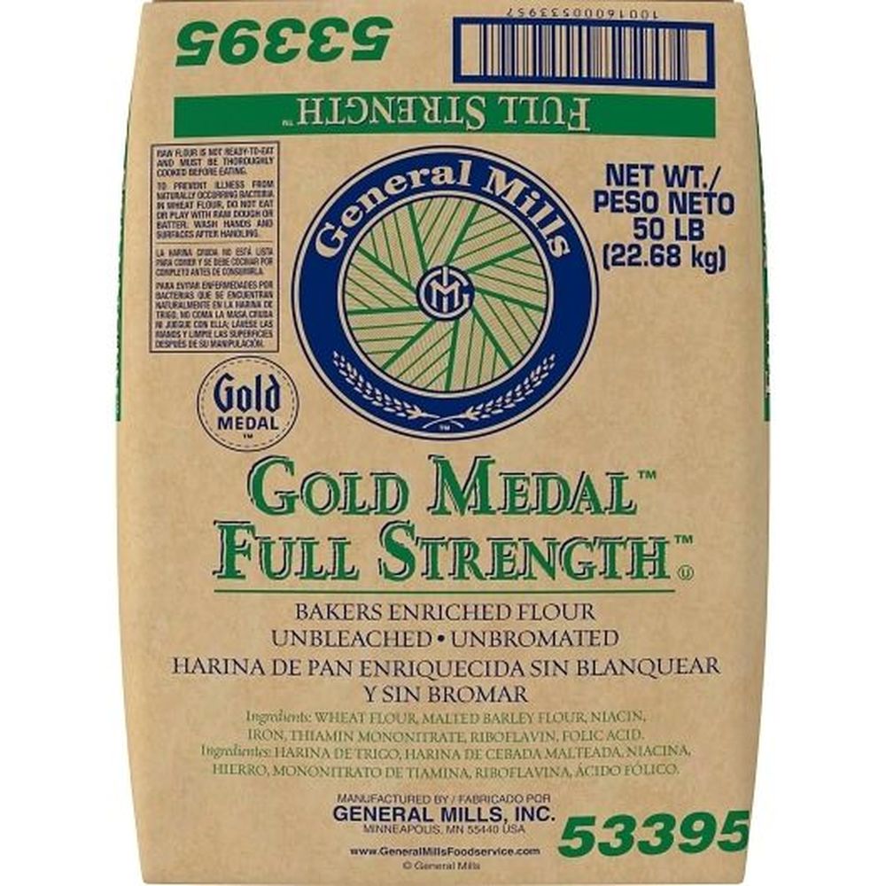 Gold Medal Full Strength Bakers Enriched Unbleached Unbromated Flour ...