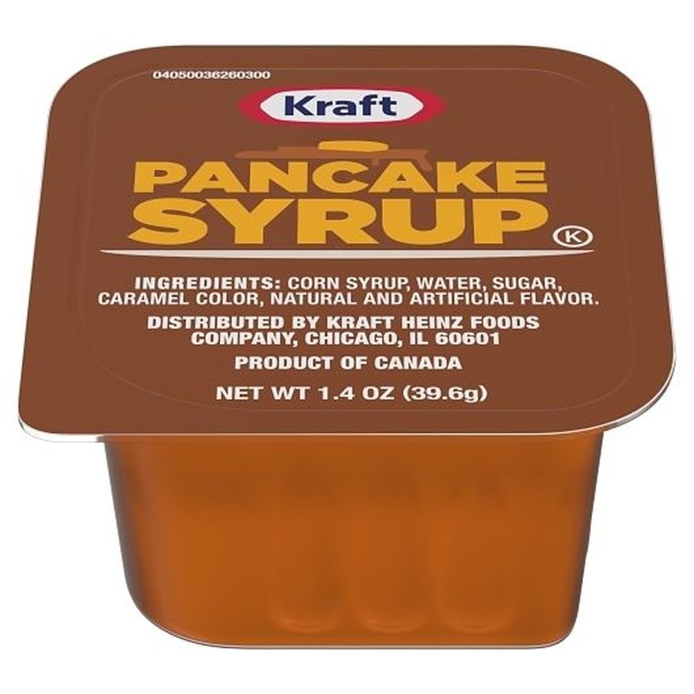 KRAFT Single-Serve Pancake Syrup Case | FoodServiceDirect