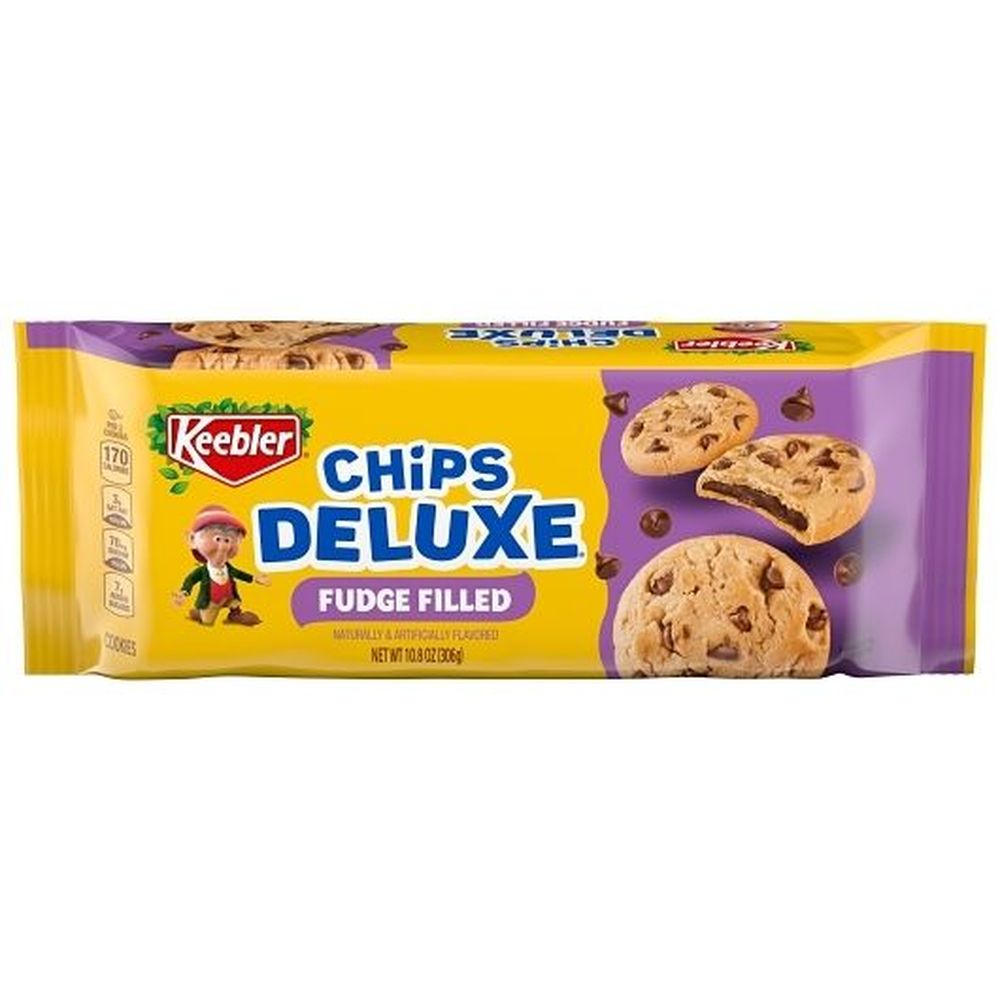 Keebler Chips Deluxe Fudge Filled Cookies, 10.8 Ounce -- 12 per case