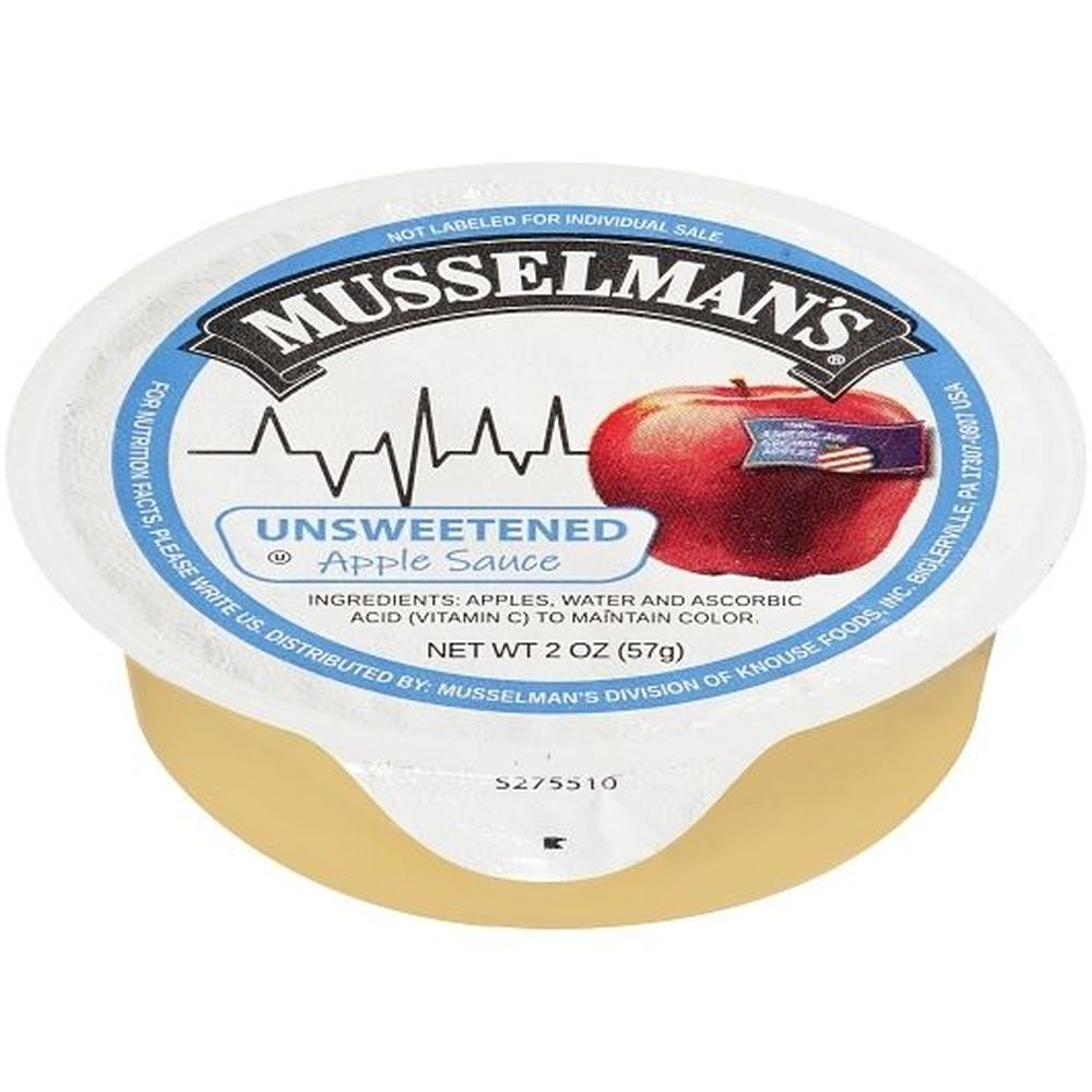 Musselmans Unsweetened Apple Sauce Case | FoodServiceDirect