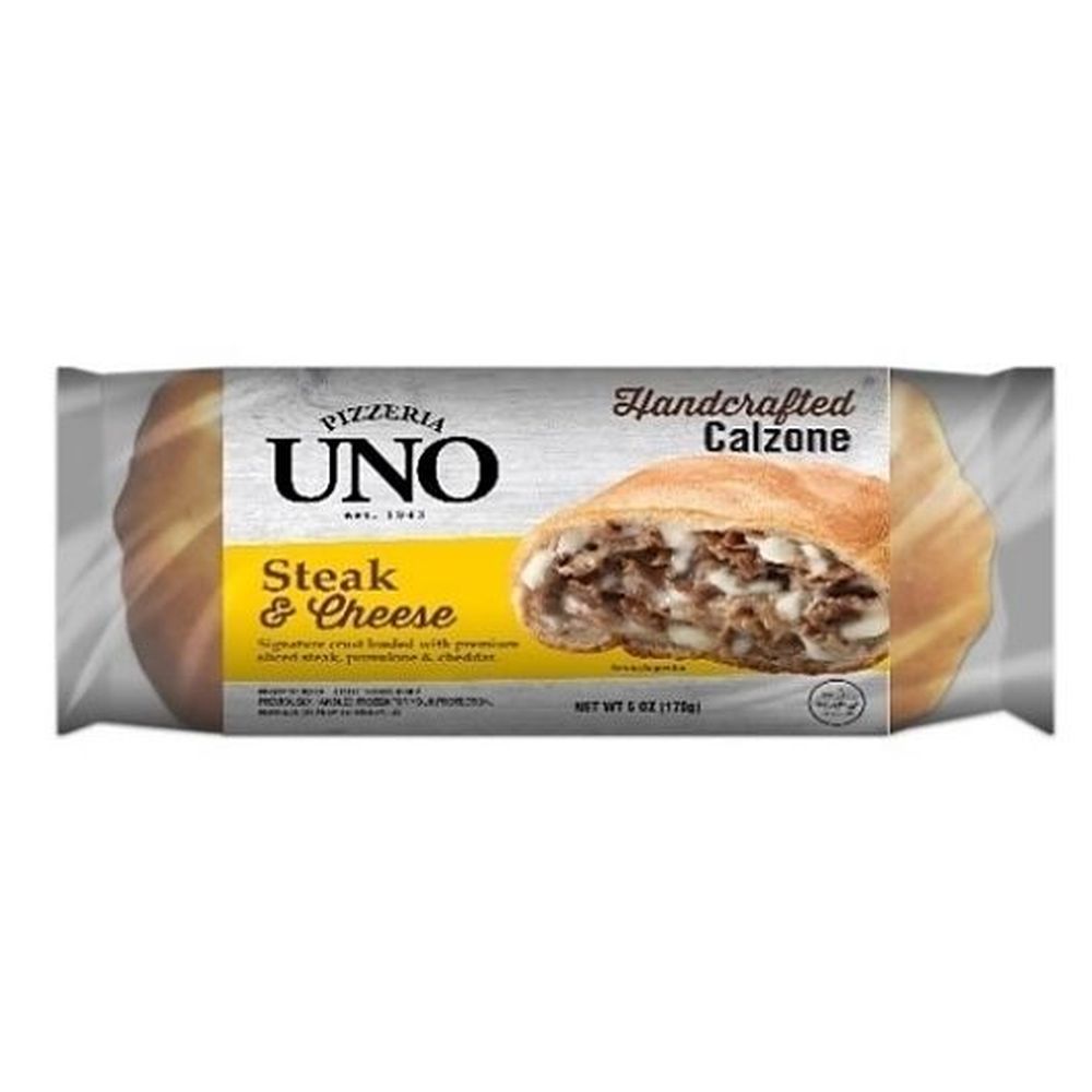 Uno Foods Individual Steak and Cheese Calzone Case | FoodServiceDirect