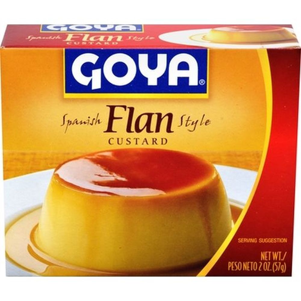 Goya Spanish Style Flan Custard, 2 Ounce -- 36 per case